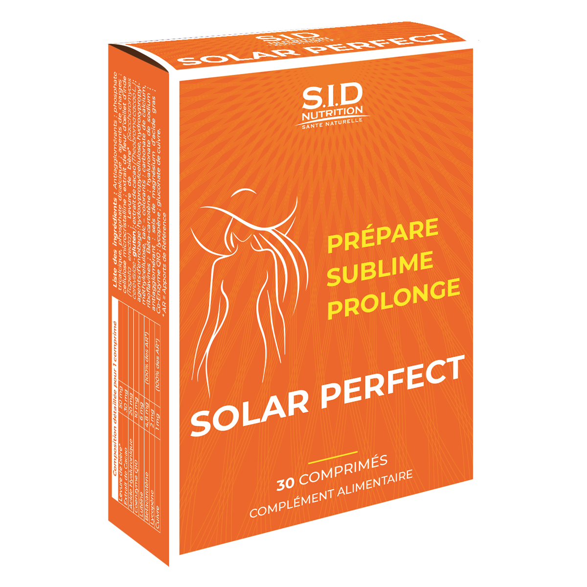 Sidn Solar Perfect 30 Comprimés