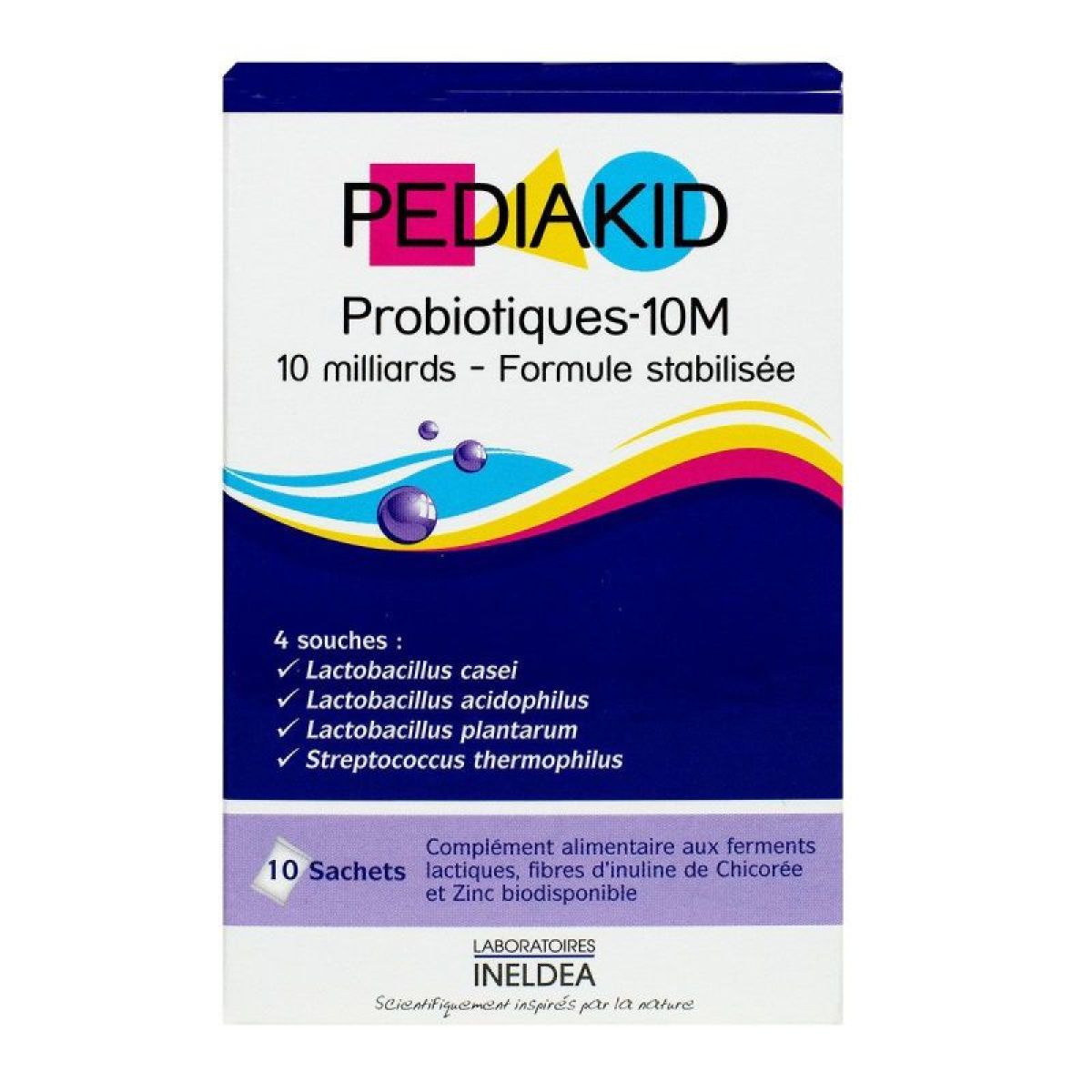 Pediakid Probiotiques 10M Poudre ferments lactique zinc goùt neutre